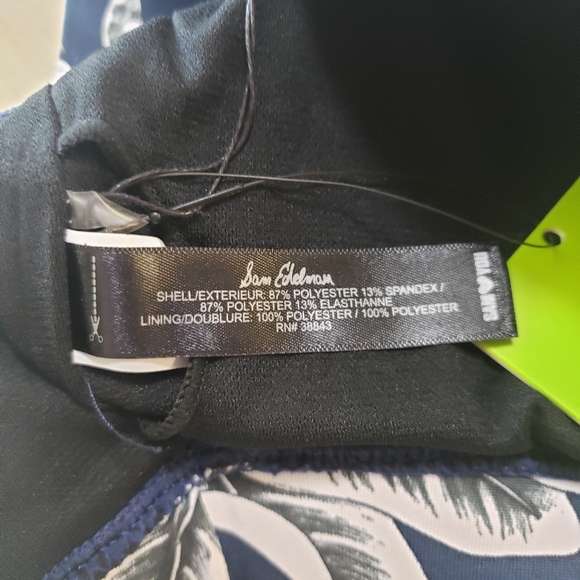 Sam Edelman | Tops | Sam Edelman Botanical Floral Print Mesh Sports Bra ...